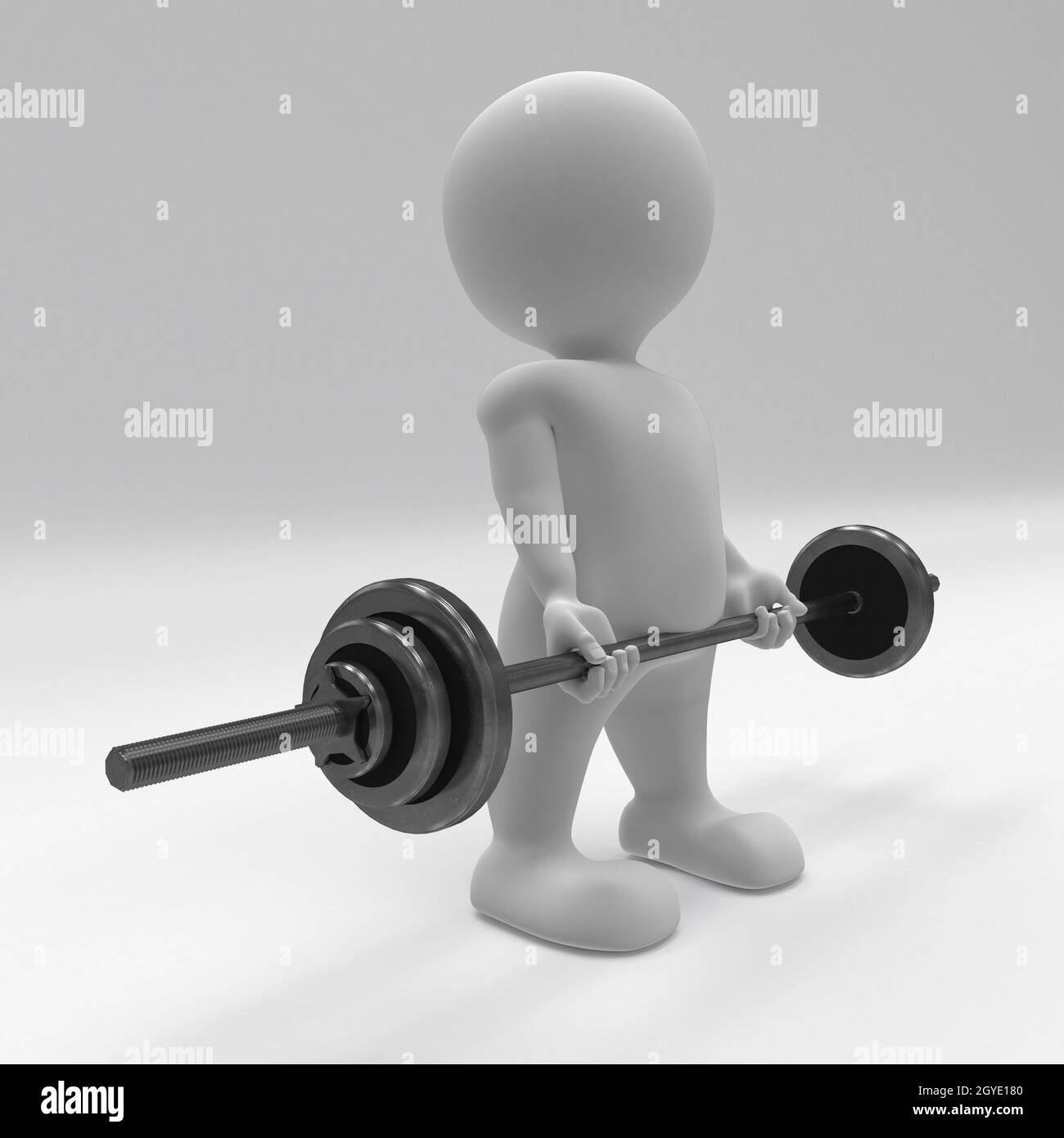 3d man exercising hi-res stock photography and images - Alamy