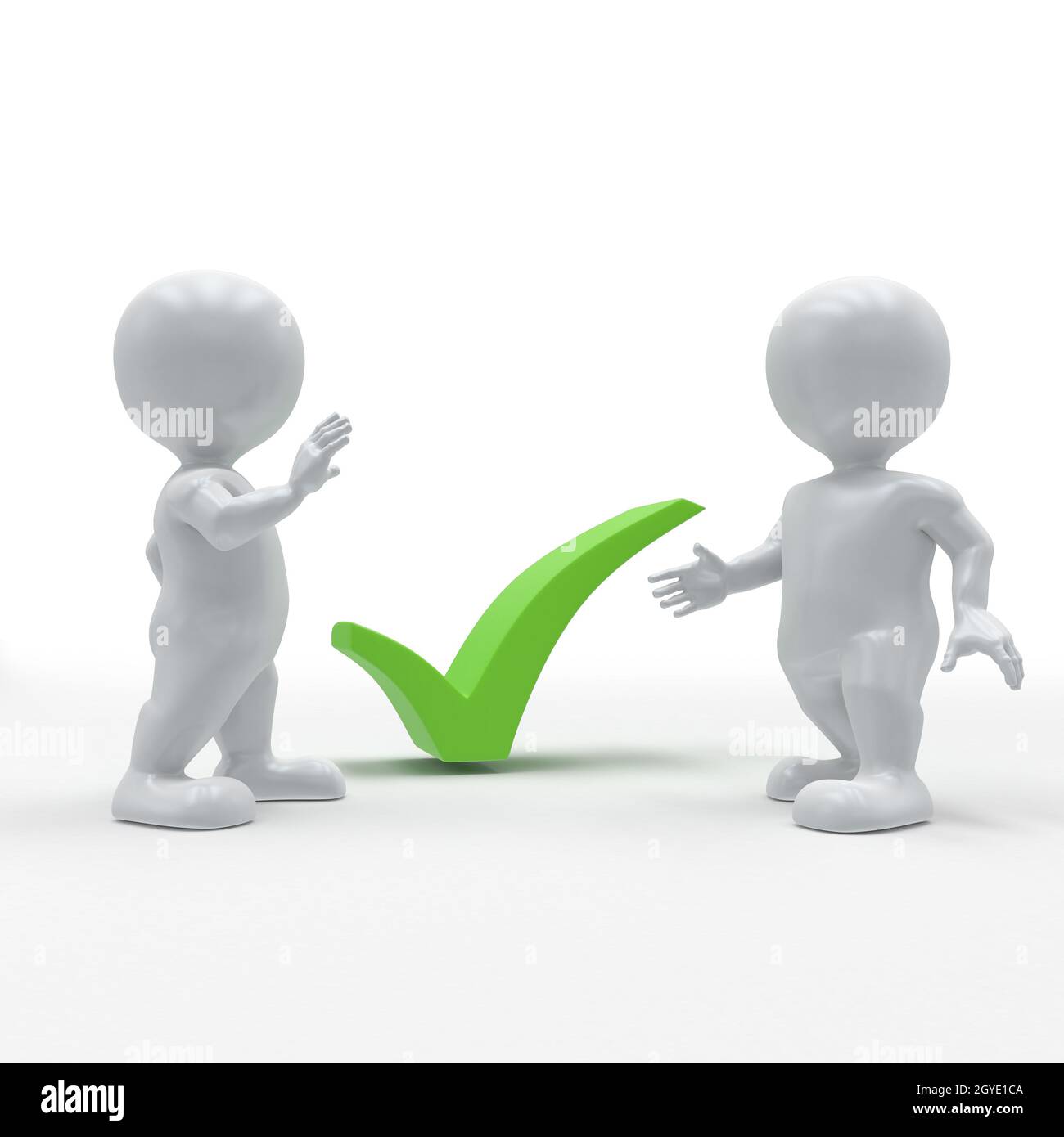 3d render of 3D Morph Man Social Distancing Stock Photo - Alamy