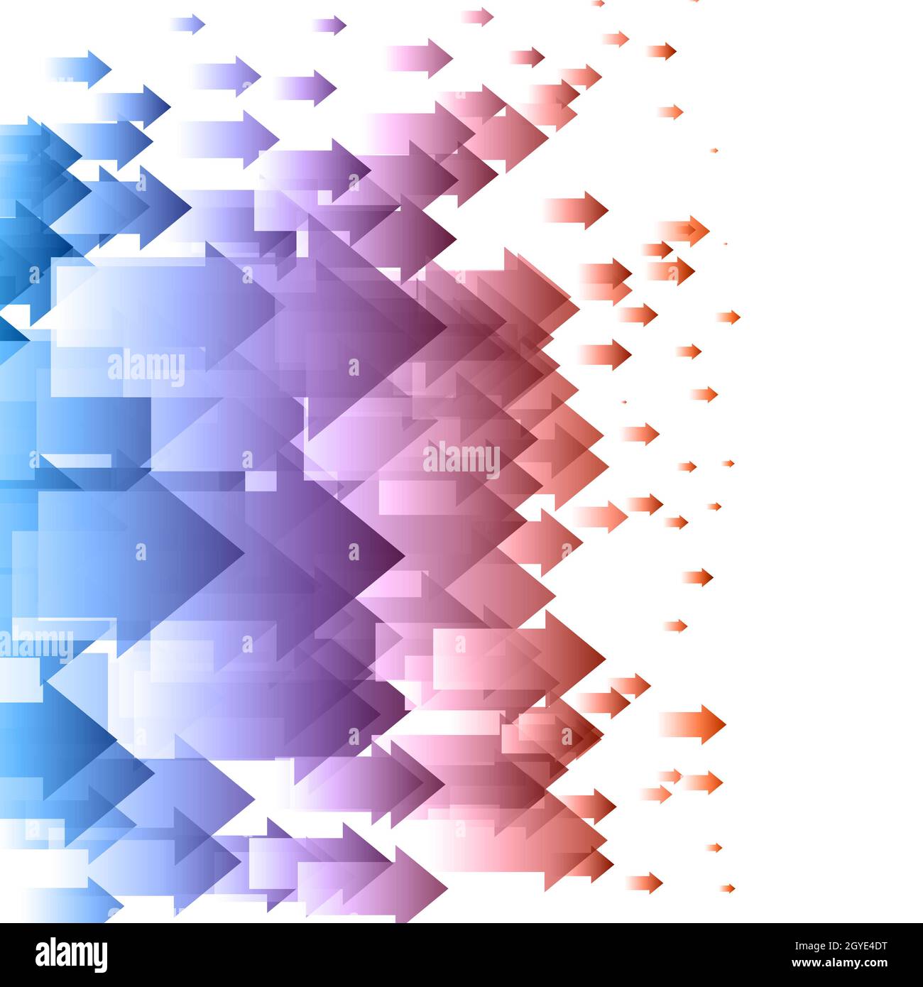 Abstract background with arrows pointing in the same direction Stock ...