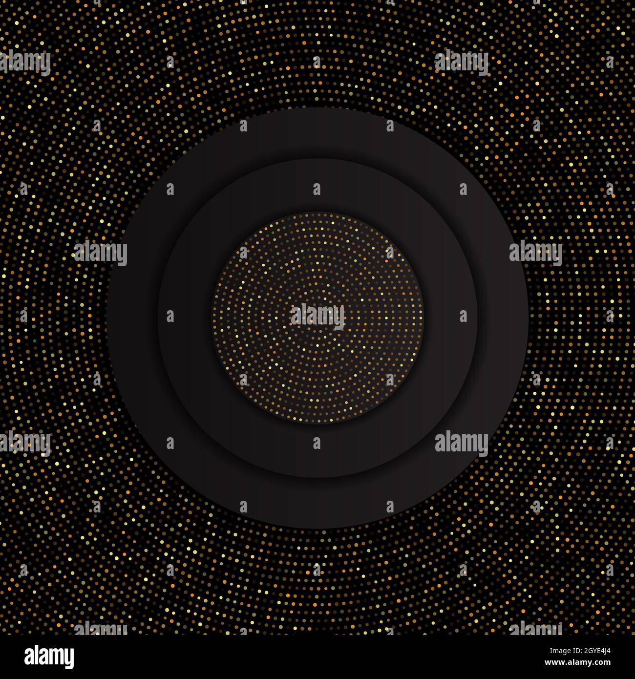 Abstract design background with gold dots pattern Stock Photo - Alamy