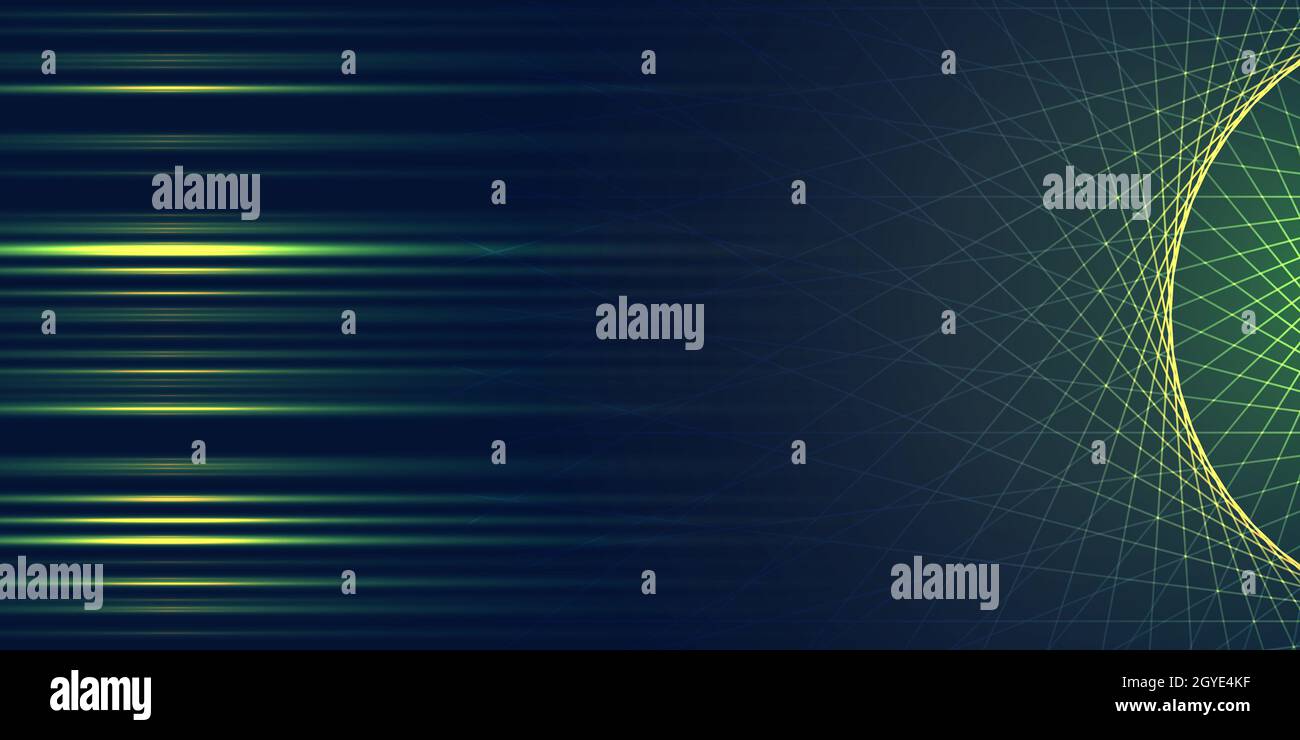 Banner background with a modern techno design Stock Photo - Alamy