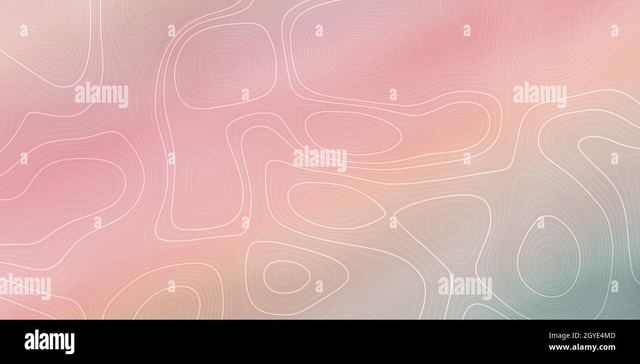 Abstract banner with a topography design Stock Photo - Alamy