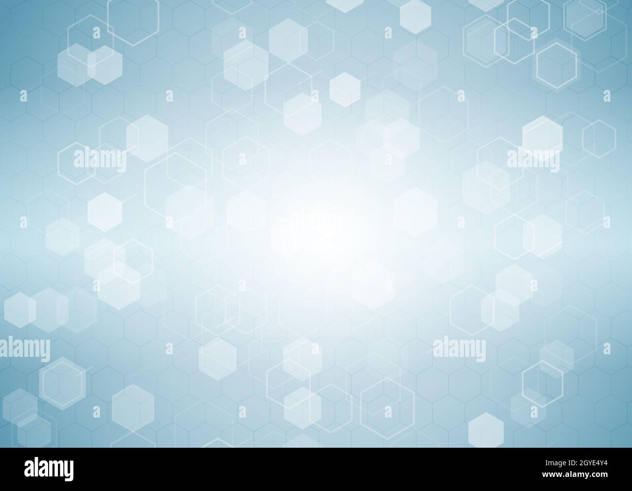 Abstract medical design background with hexagonal pattern Stock Photo ...