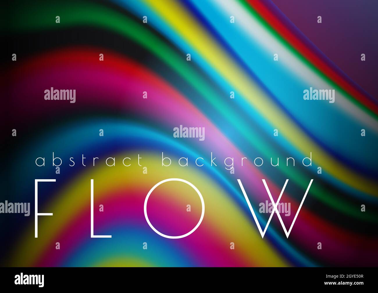Abstract background with a rainbow flow design Stock Photo - Alamy