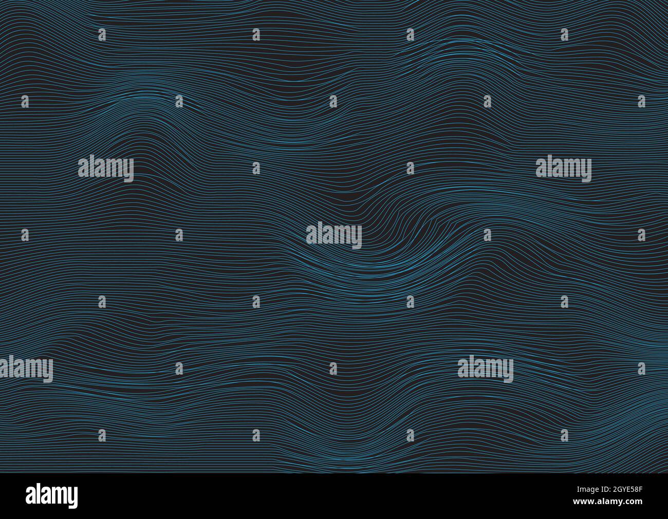 Abstract background with a linear waves design Stock Photo - Alamy