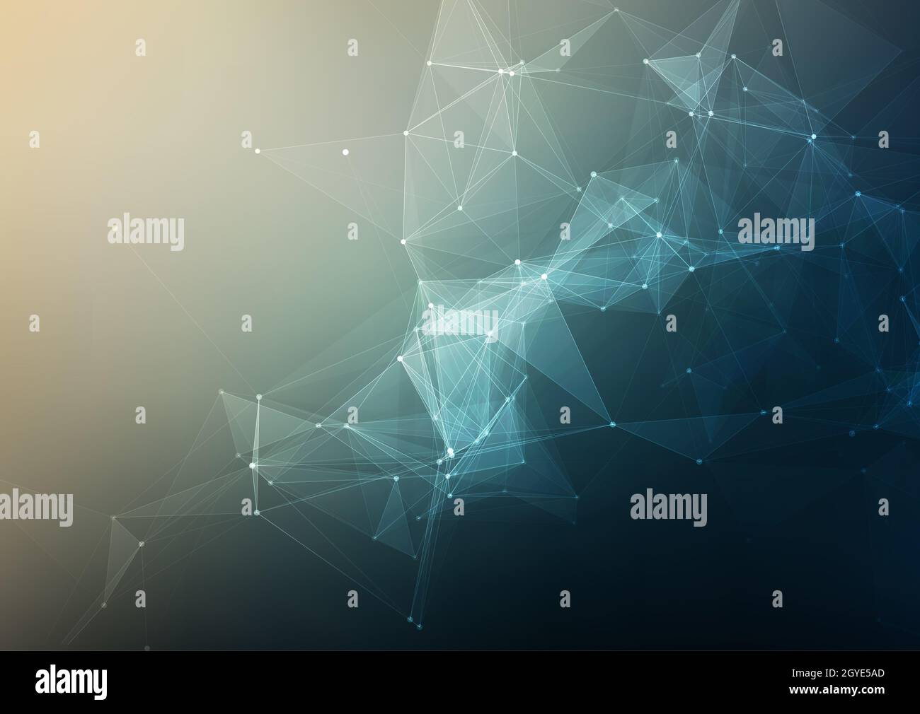 Abstract background with a low poly techno design Stock Photo - Alamy