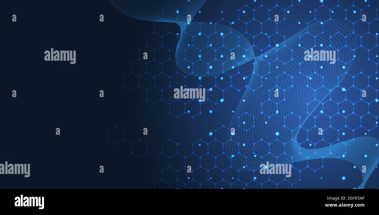 Banner with an abstract medical themed design Stock Photo - Alamy