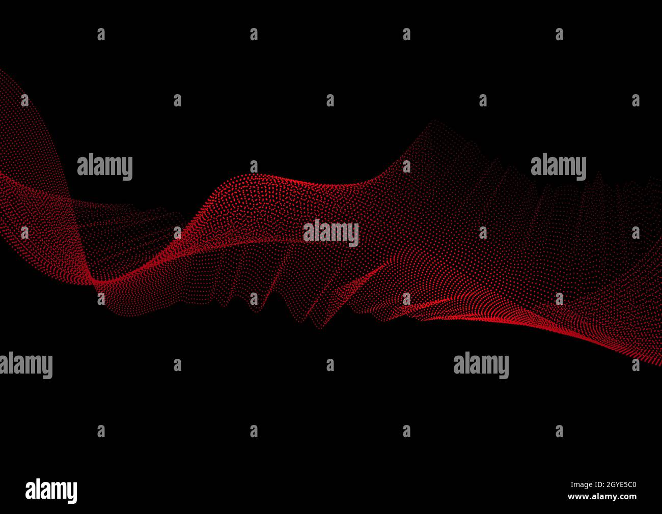 Abstract background with a particle wave design Stock Photo - Alamy