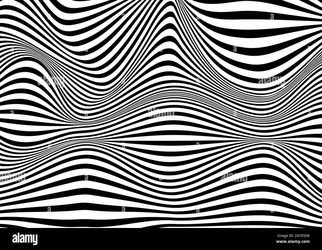 Abstract striped background with an optical illusion effect Stock Photo ...