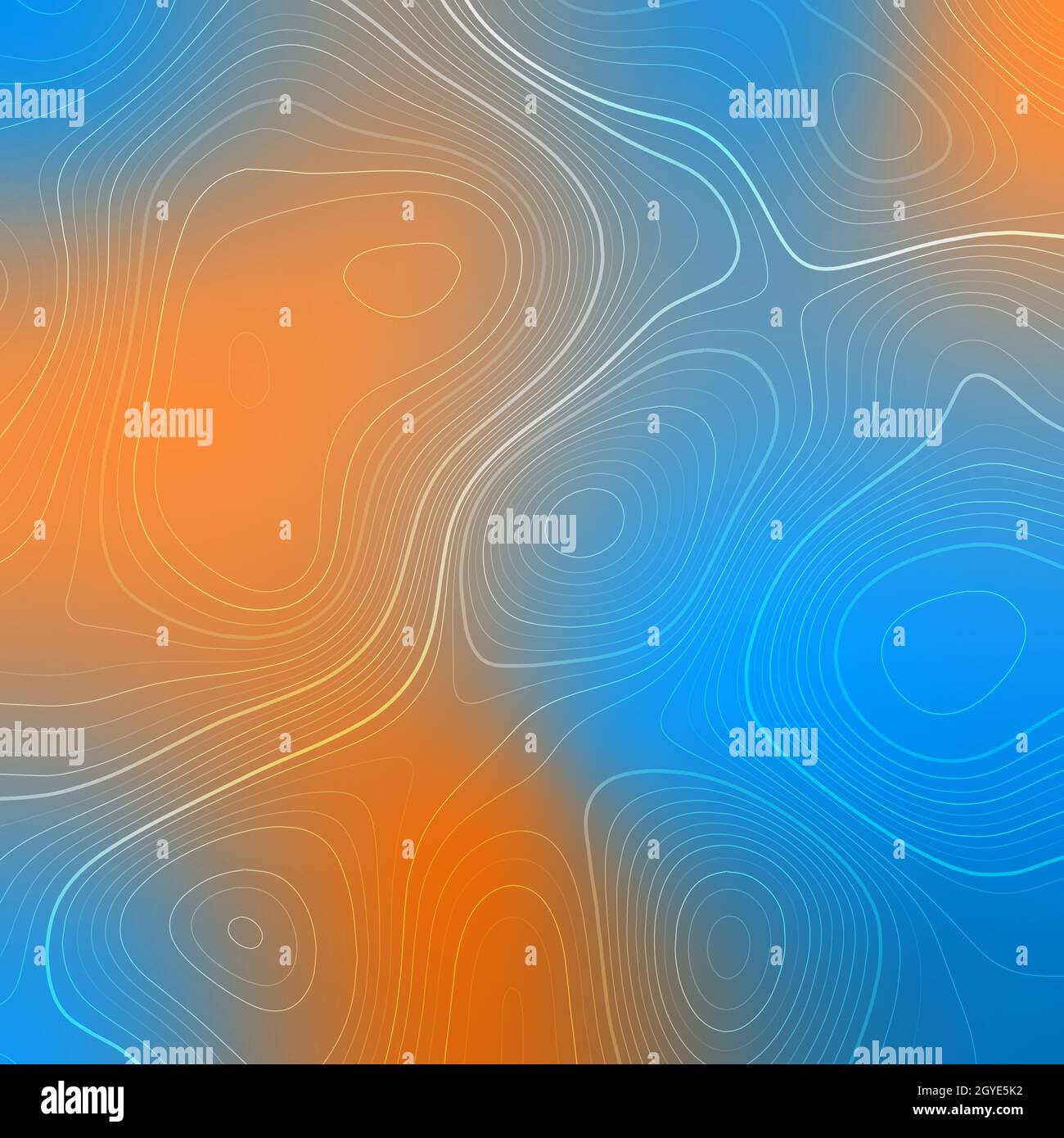 Abstract topography design background with a heat map effect Stock ...