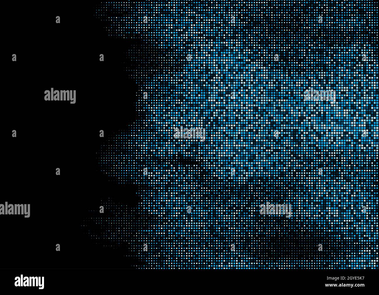 Abstract techno styled background with fading squares design Stock ...