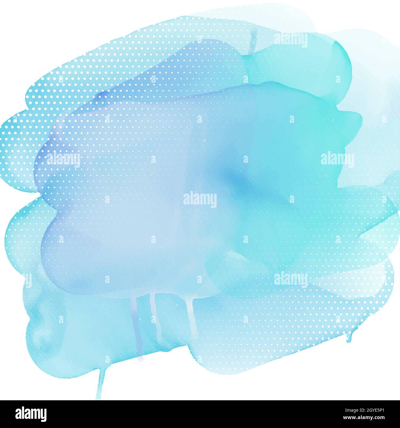 Abstract background with a detailed aqua themed watercolour texture ...