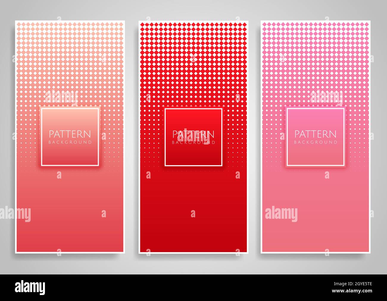 Banner designs with diamond pattern designs Stock Photo - Alamy