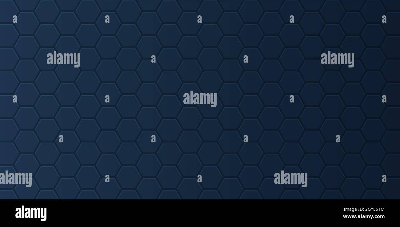 Abstract banner with a subtle hexagonal pattern design Stock Photo - Alamy