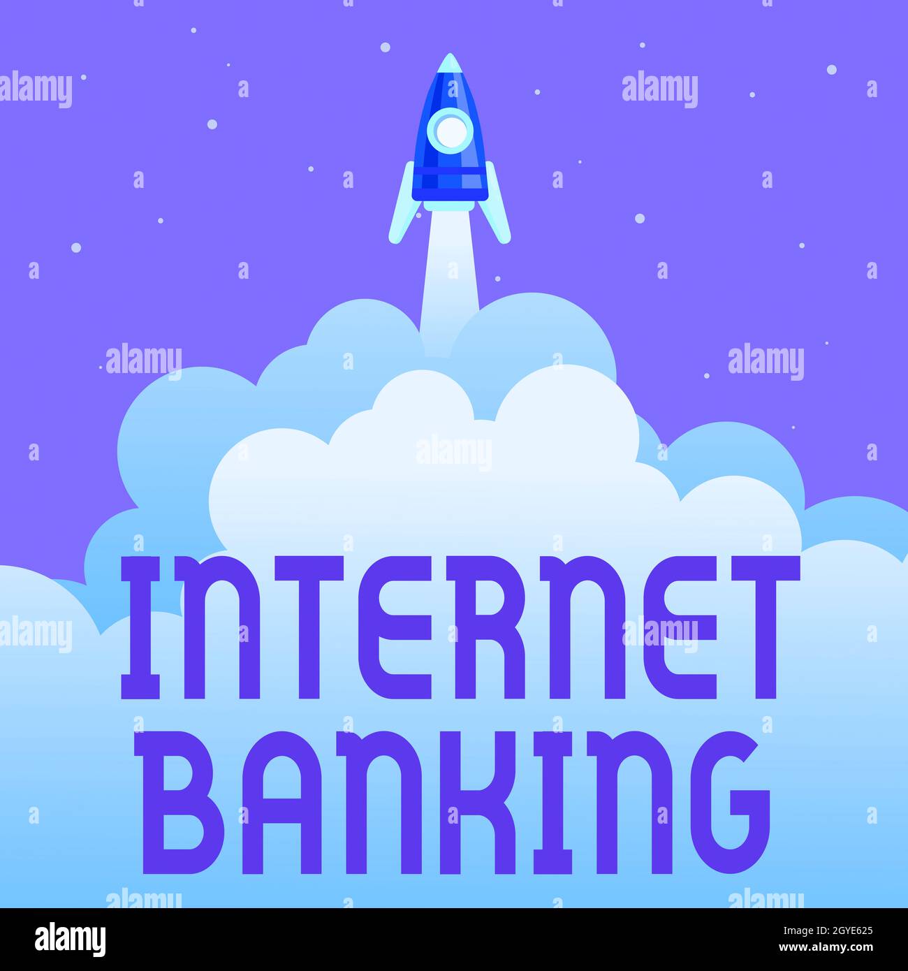 Text sign showing Internet Banking, Word for banking method which ...