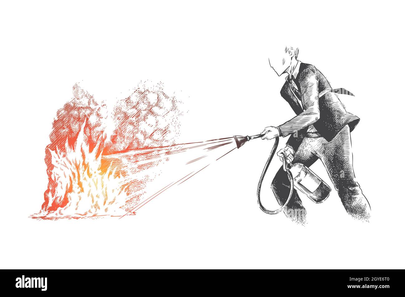 Help, audit, risk, auditor, control concept. Hand drawn plant ...