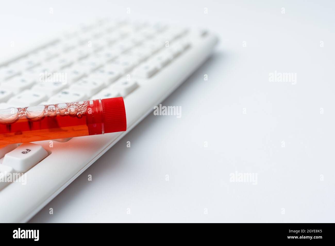 Typing Medical Notes Scientific Studies And Treatment Plans Stock Photo ...