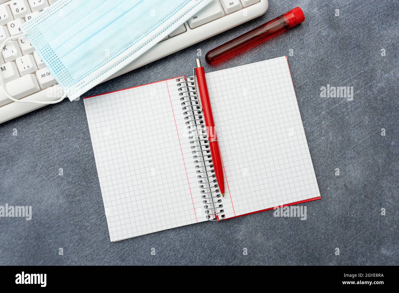 Typing Medical Notes Scientific Studies And Treatment Plans Stock Photo ...