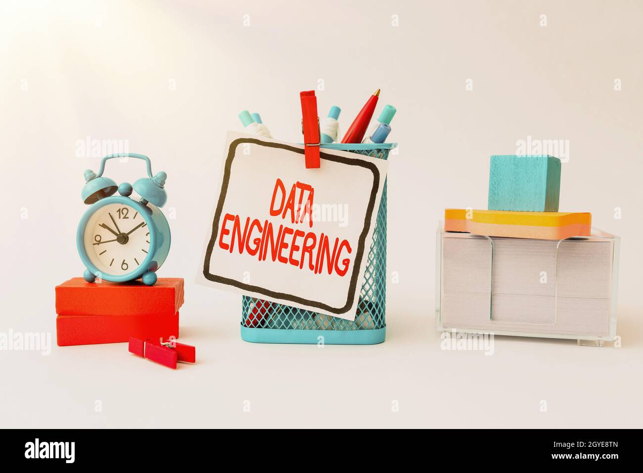 Hand writing sign Data Engineering, Conceptual photo data science that ...