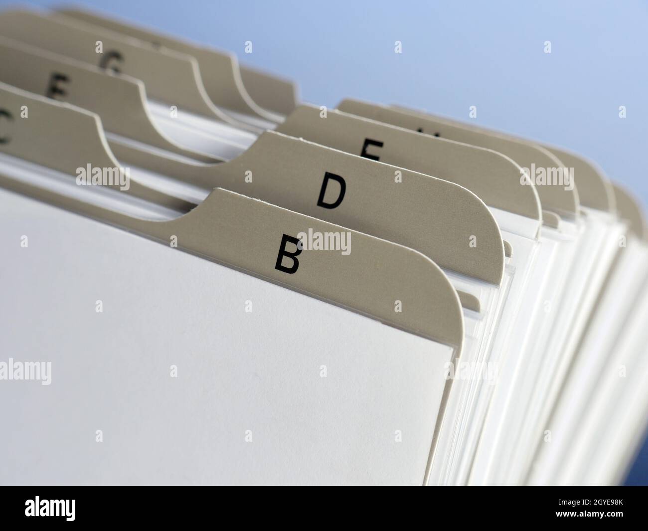 Closeup of revolving name card holder bookmarks Stock Photo - Alamy