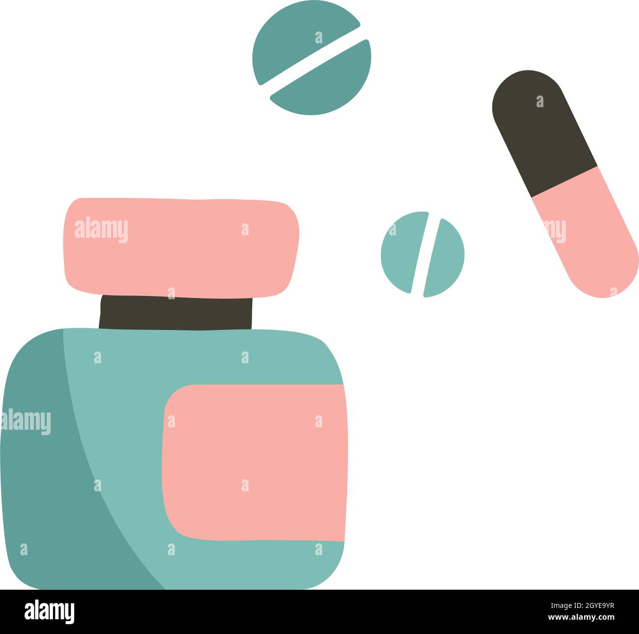 Vector illustration. Object isolated on white background, cartoon style ...