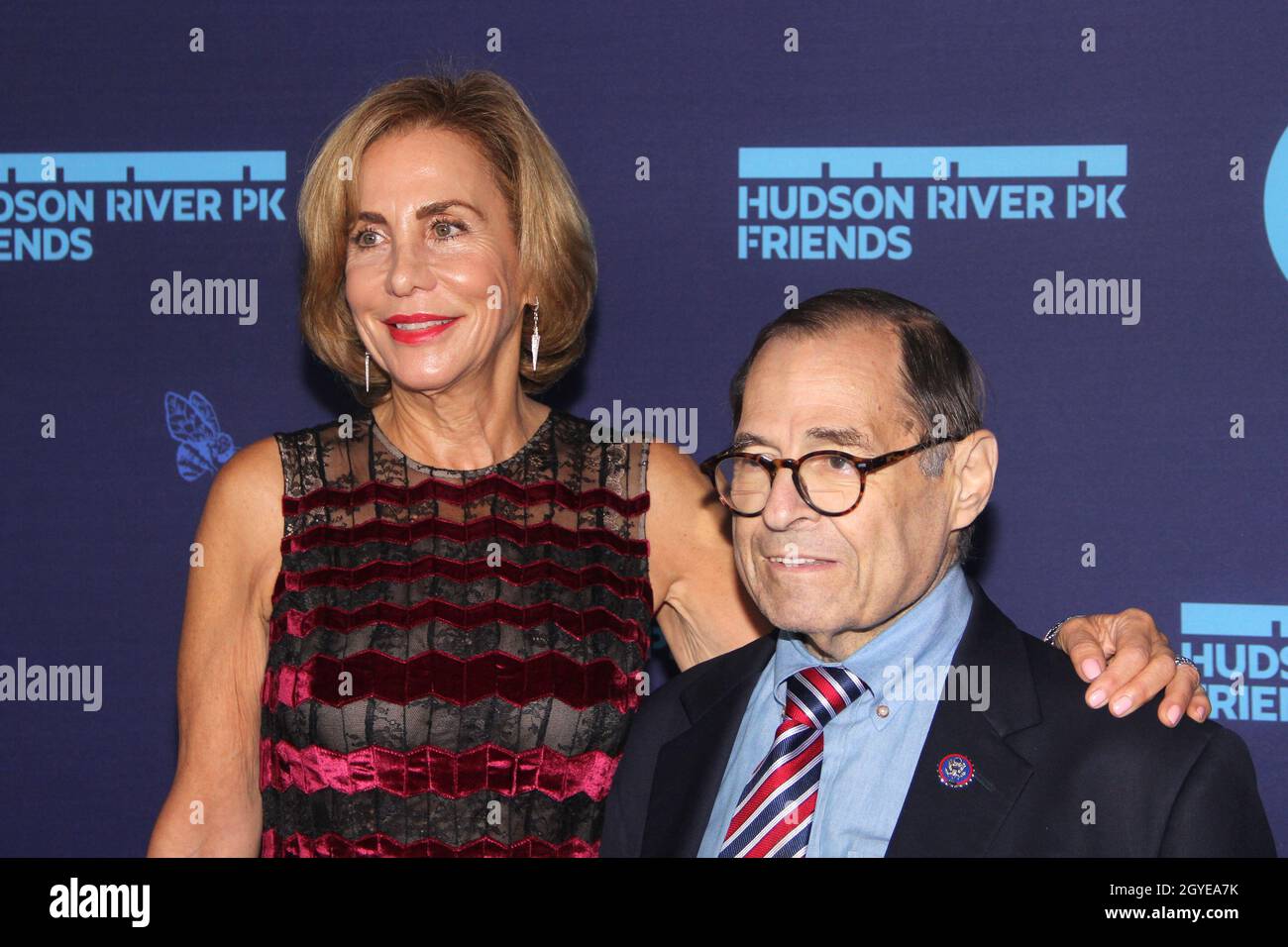 New York, NY, USA. 7th Oct, 2021. Madelyn Wils and Jerry Nadler at the ...
