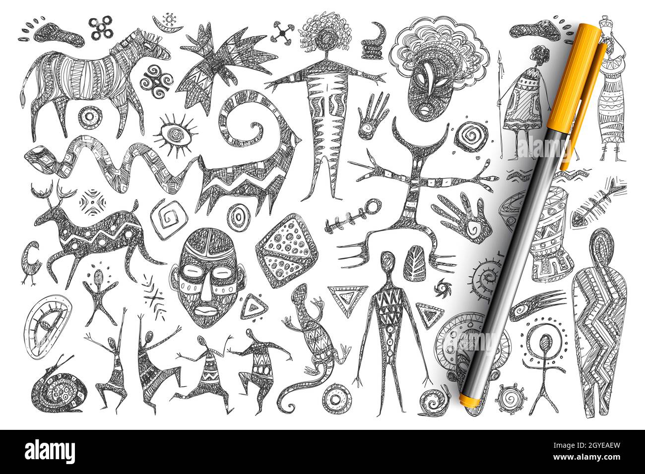 African symbols hi-res stock photography and images - Alamy