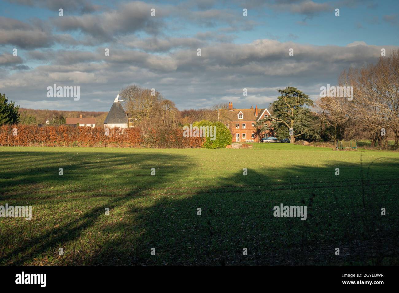 Kent countryside uk winter hi-res stock photography and images - Alamy