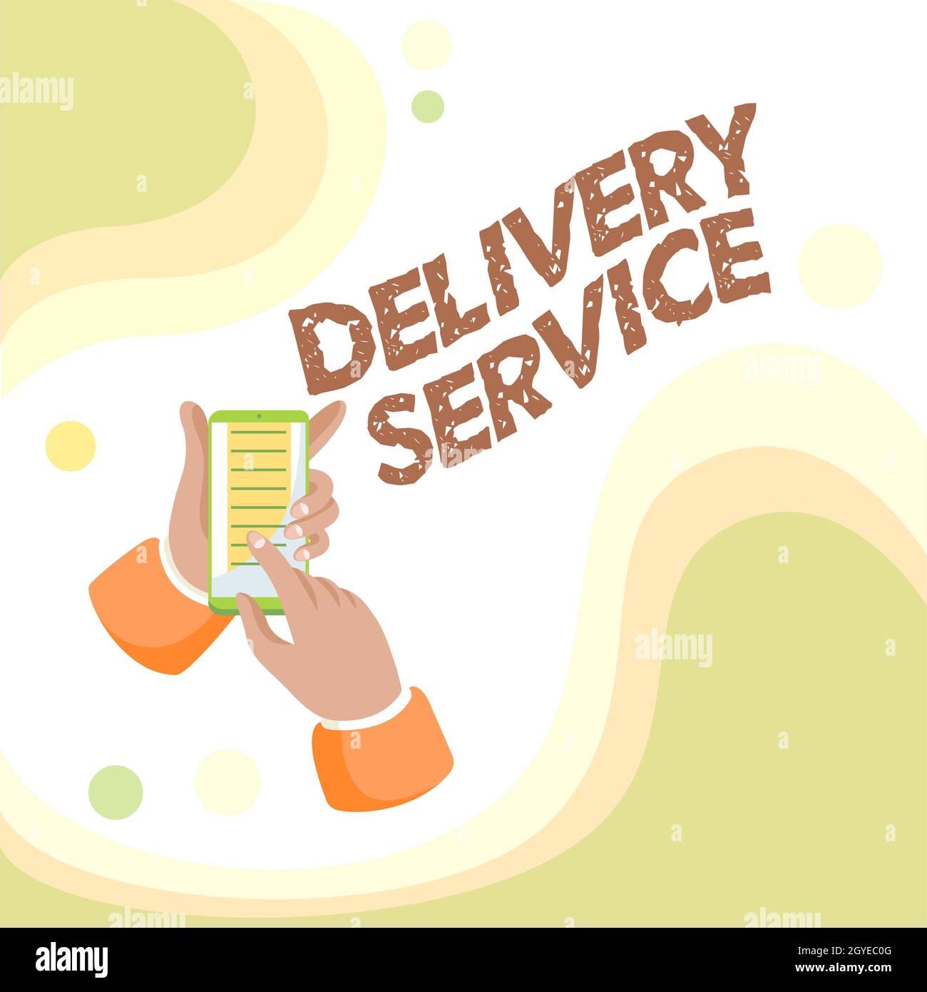 Writing displaying text Delivery Service, Word Written on the act of ...