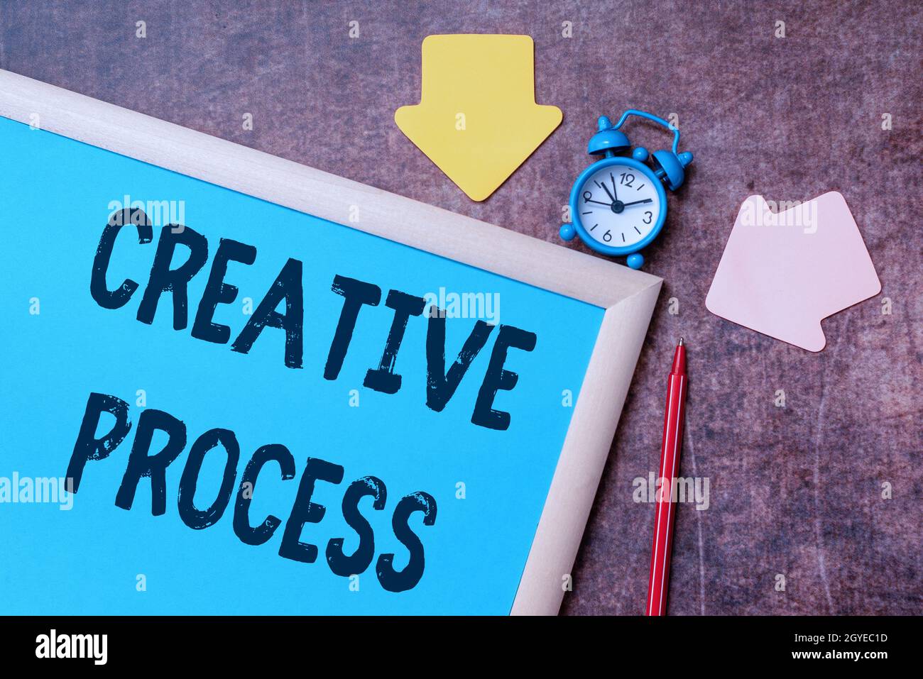 Conceptual display Creative Process, Word for process of generating new ...