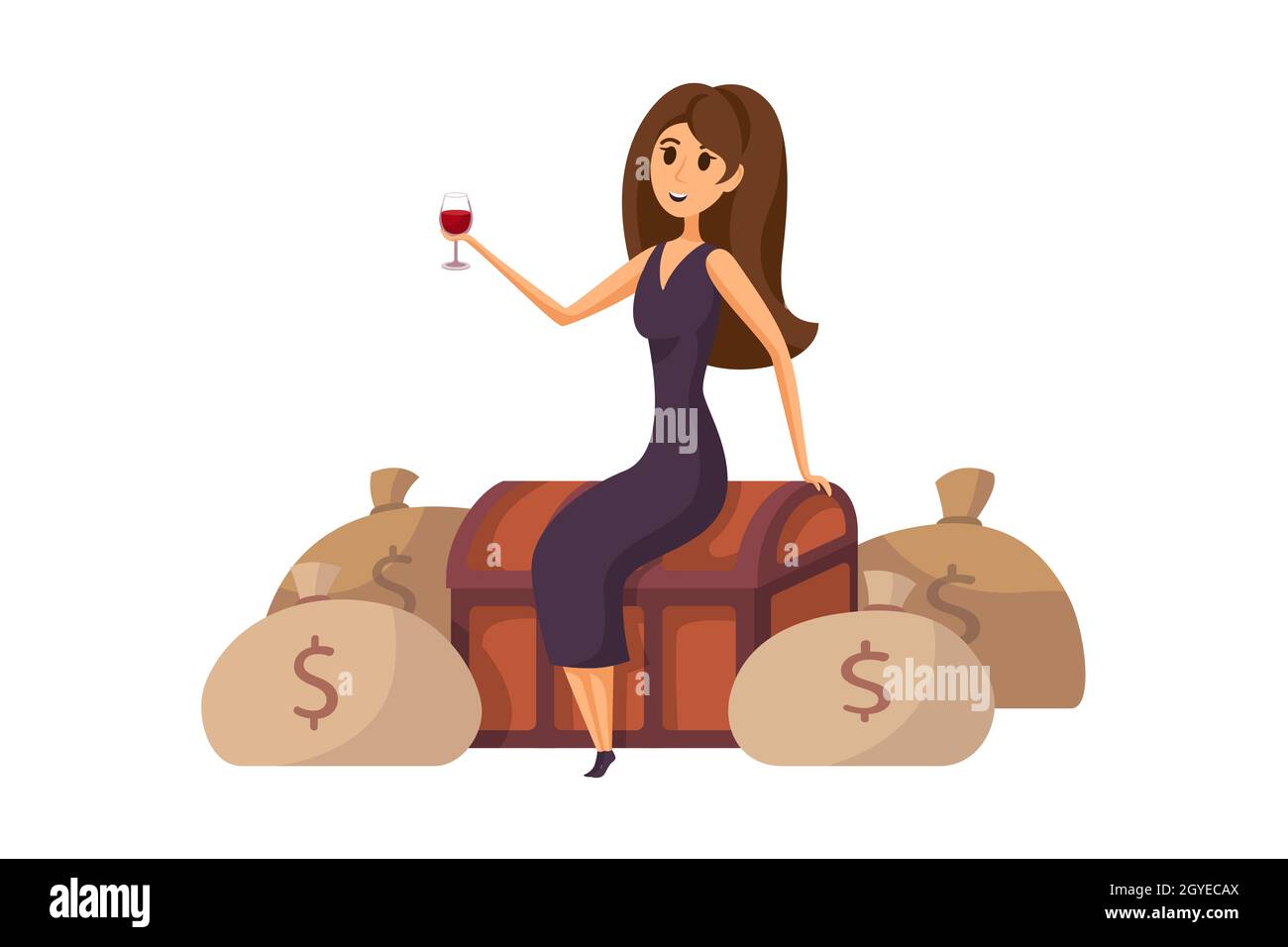 Money, success, profit, wealth, business concept. Young happy smiling ...