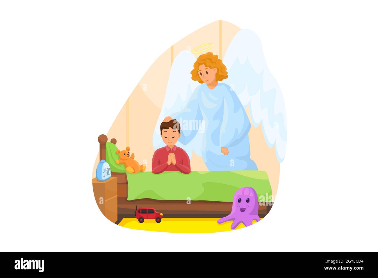 Angel Children Praying