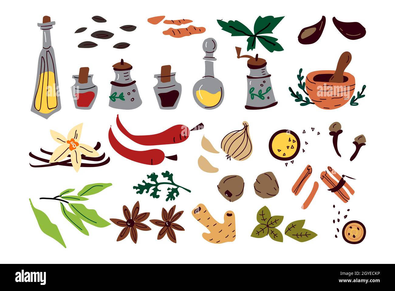 Herbs And Spices Clipart