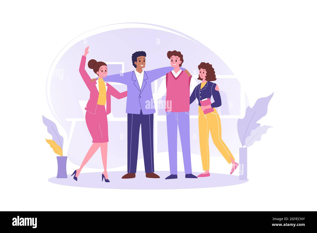 Business team, friendship, collaboration, partnership concept ...