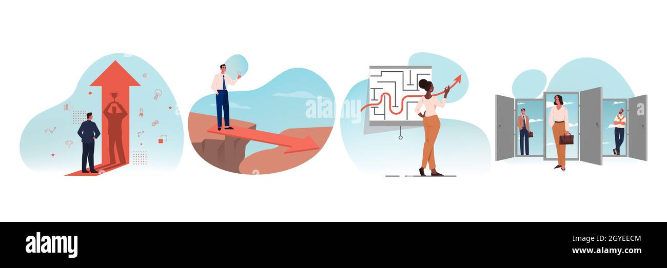 Business, new possibilities, opportunity, motivation, win, success ...