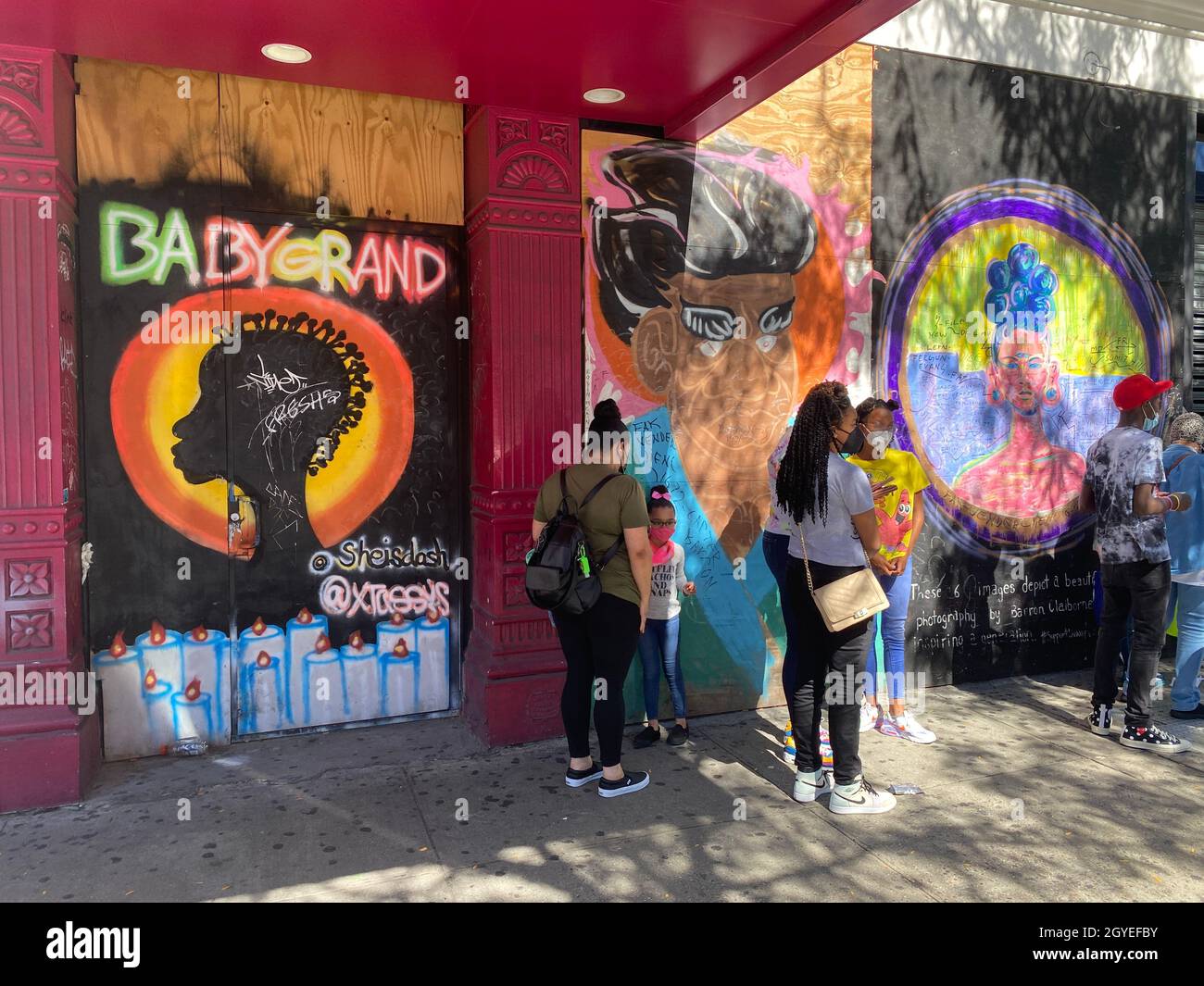 Harlem street art hi-res stock photography and images - Alamy