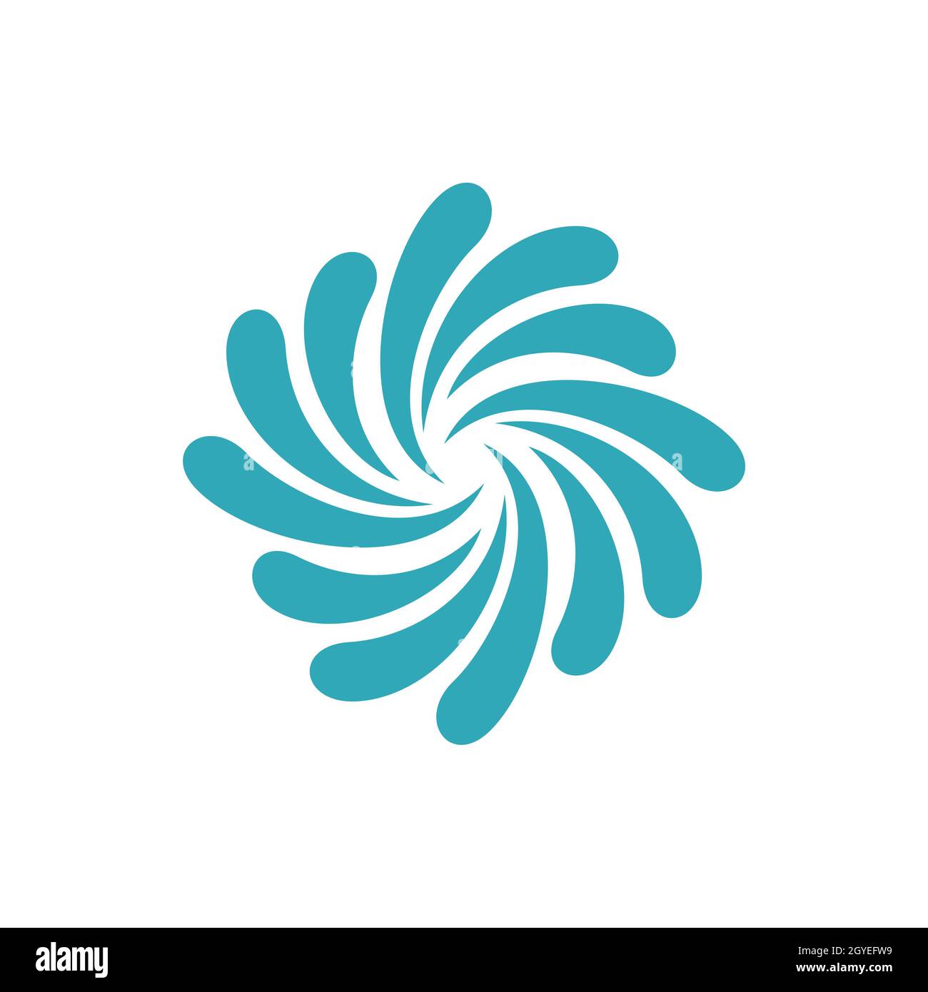 Ornamental Splash Water Star Logo template Illustration Design. Vector ...