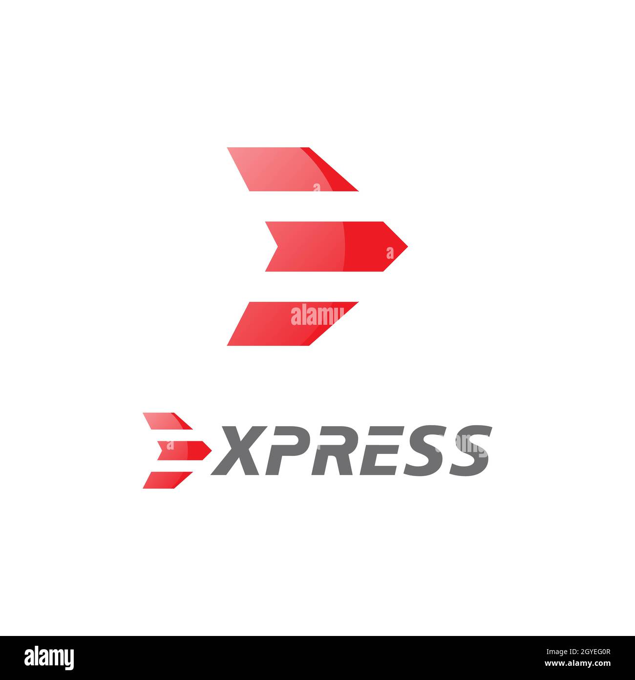 express logo Vector icon design illustration Template Stock Photo - Alamy