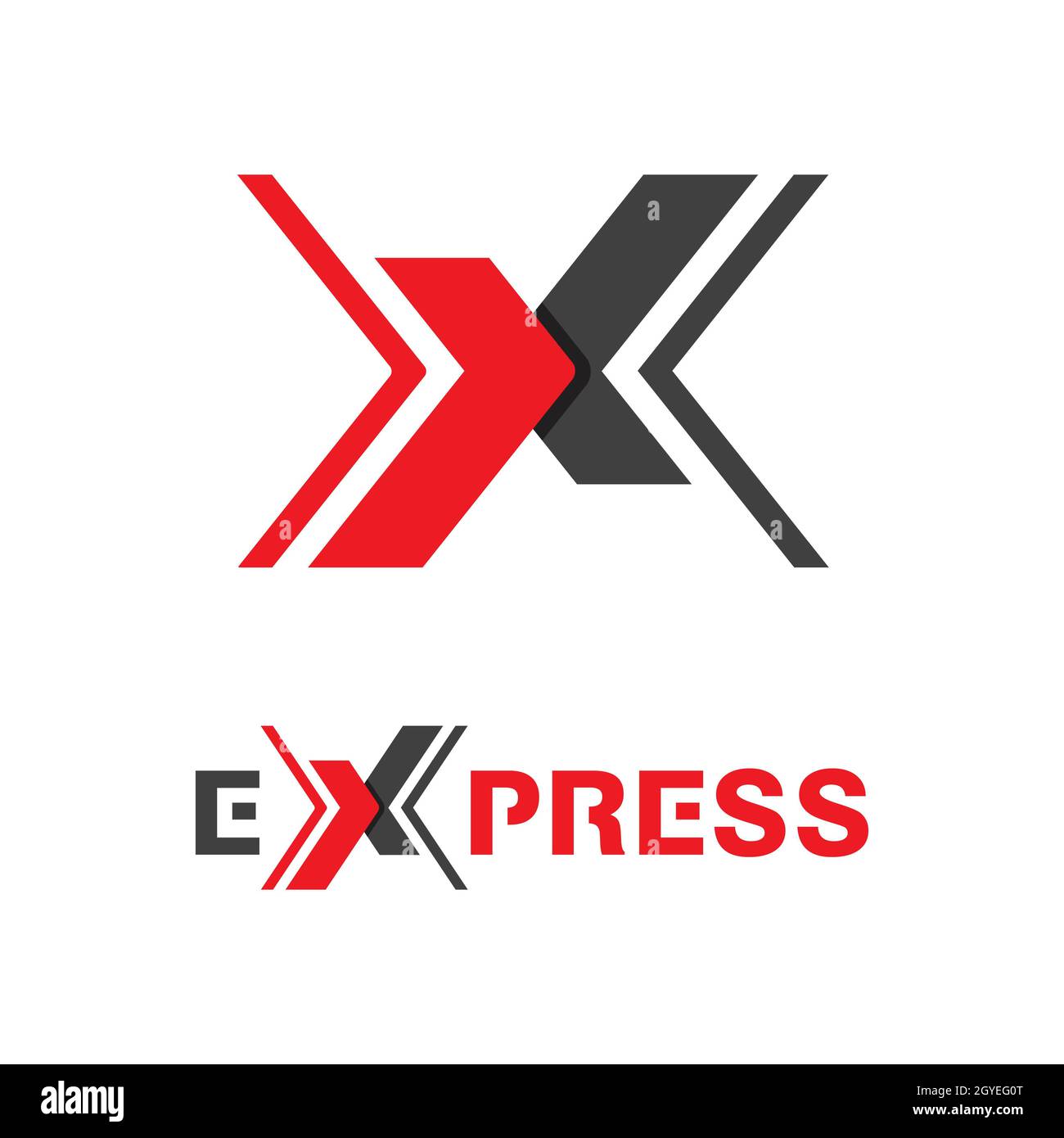 express logo Vector icon design illustration Template Stock Photo - Alamy
