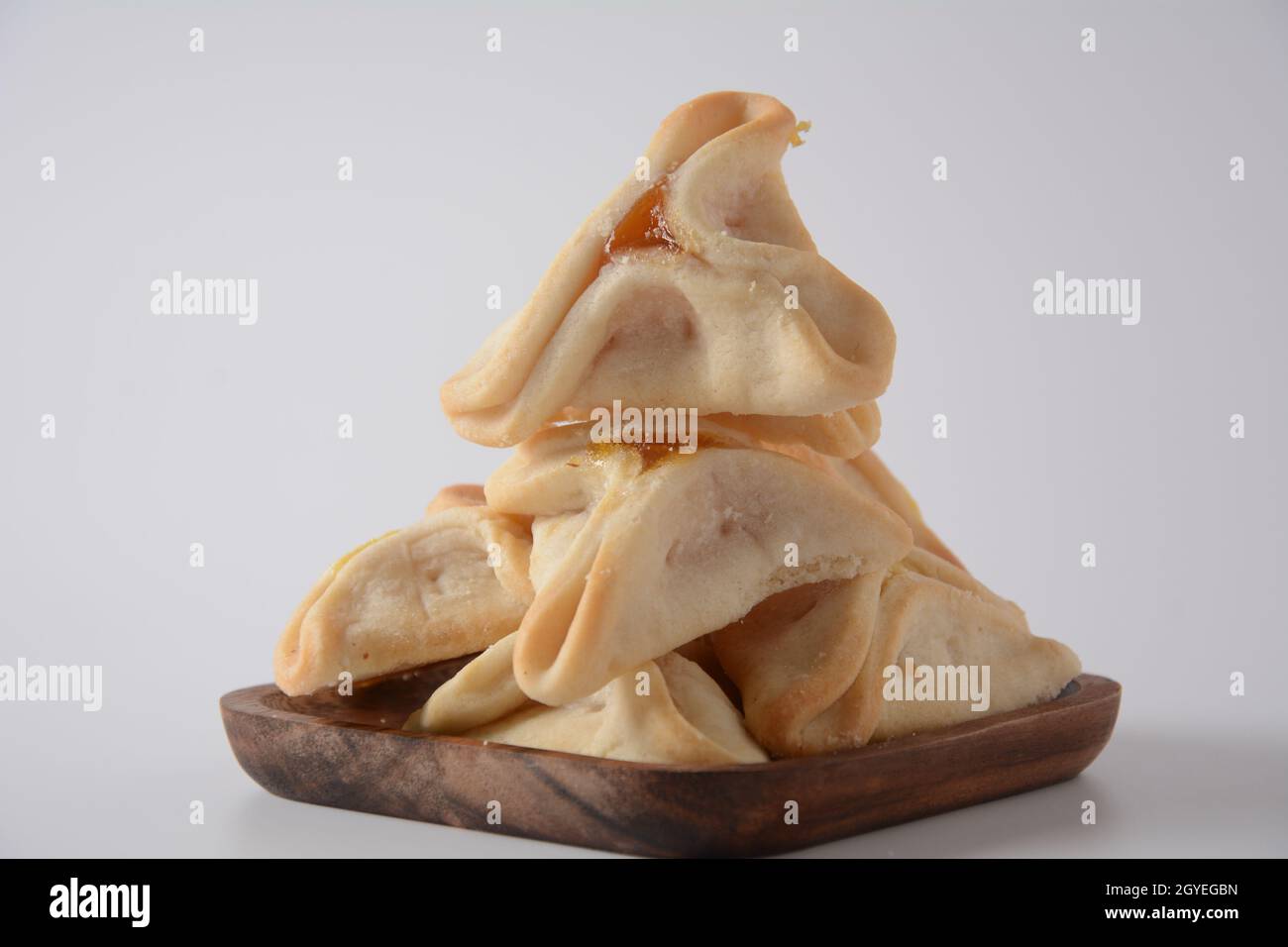 Tasty Hamantaschen, triangular filled-pocket cookies or 'Haman's ears ...