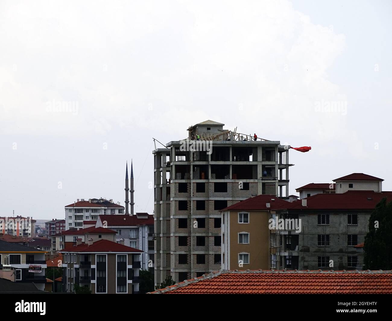 ongoing building construction, building construction, building ...