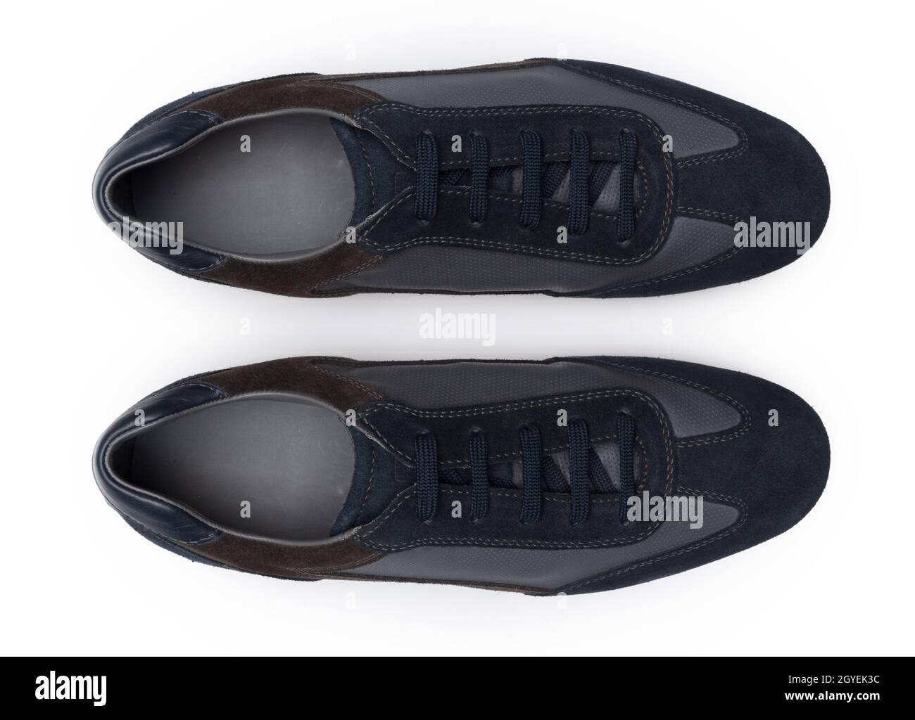 shoes isolated on white background. top view Stock Photo - Alamy