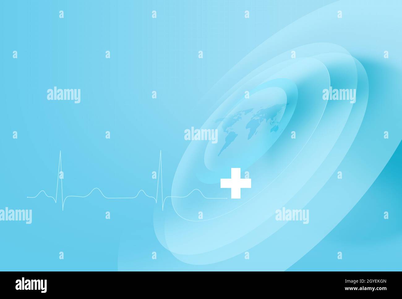 Health care and medical presentation background, medical technology and ...