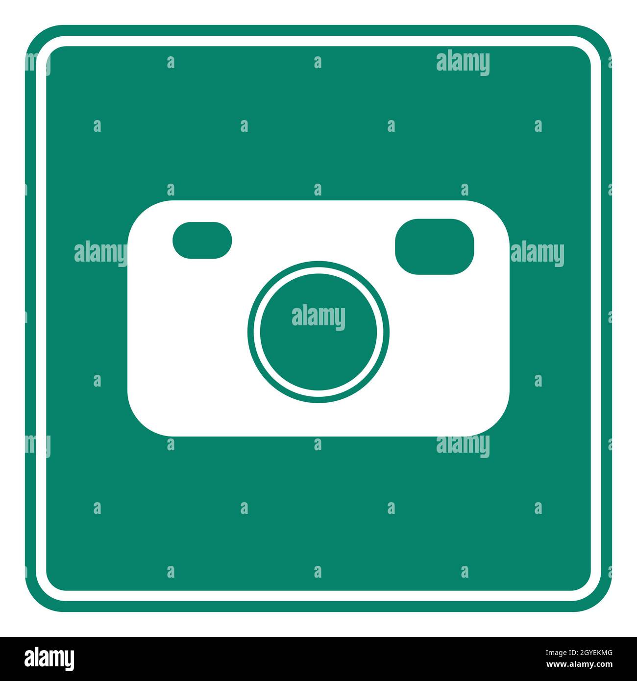 Camera and road sign Stock Photo - Alamy