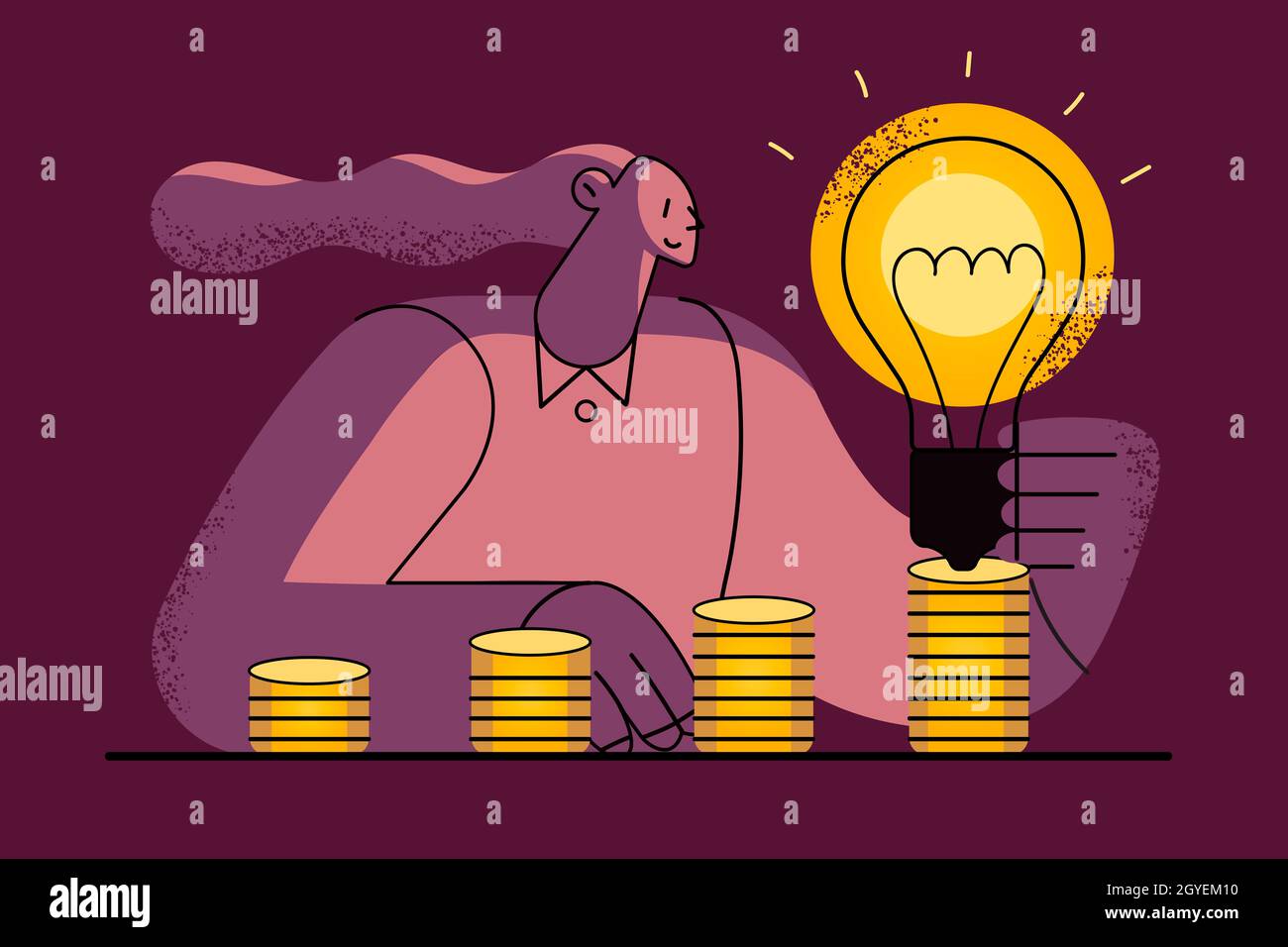 Online business education and learning concept. Business team people ...