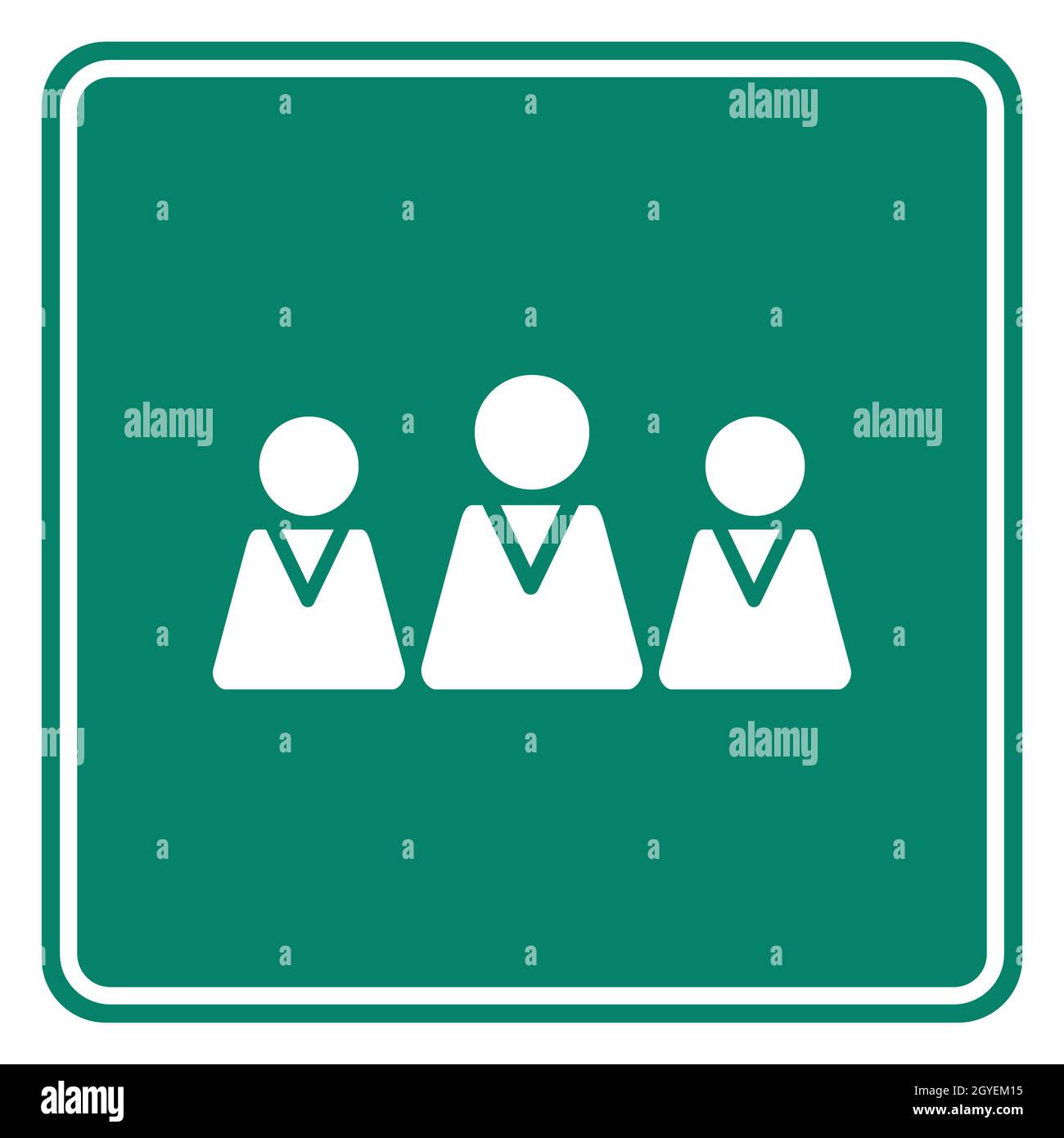 Team and road sign Stock Photo - Alamy