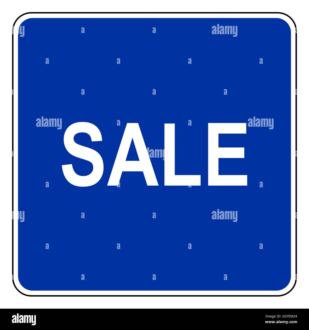 Sale and road sign Stock Photo - Alamy