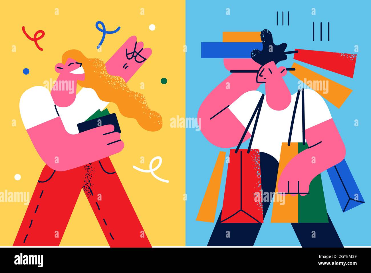 Spending Money Cartoon