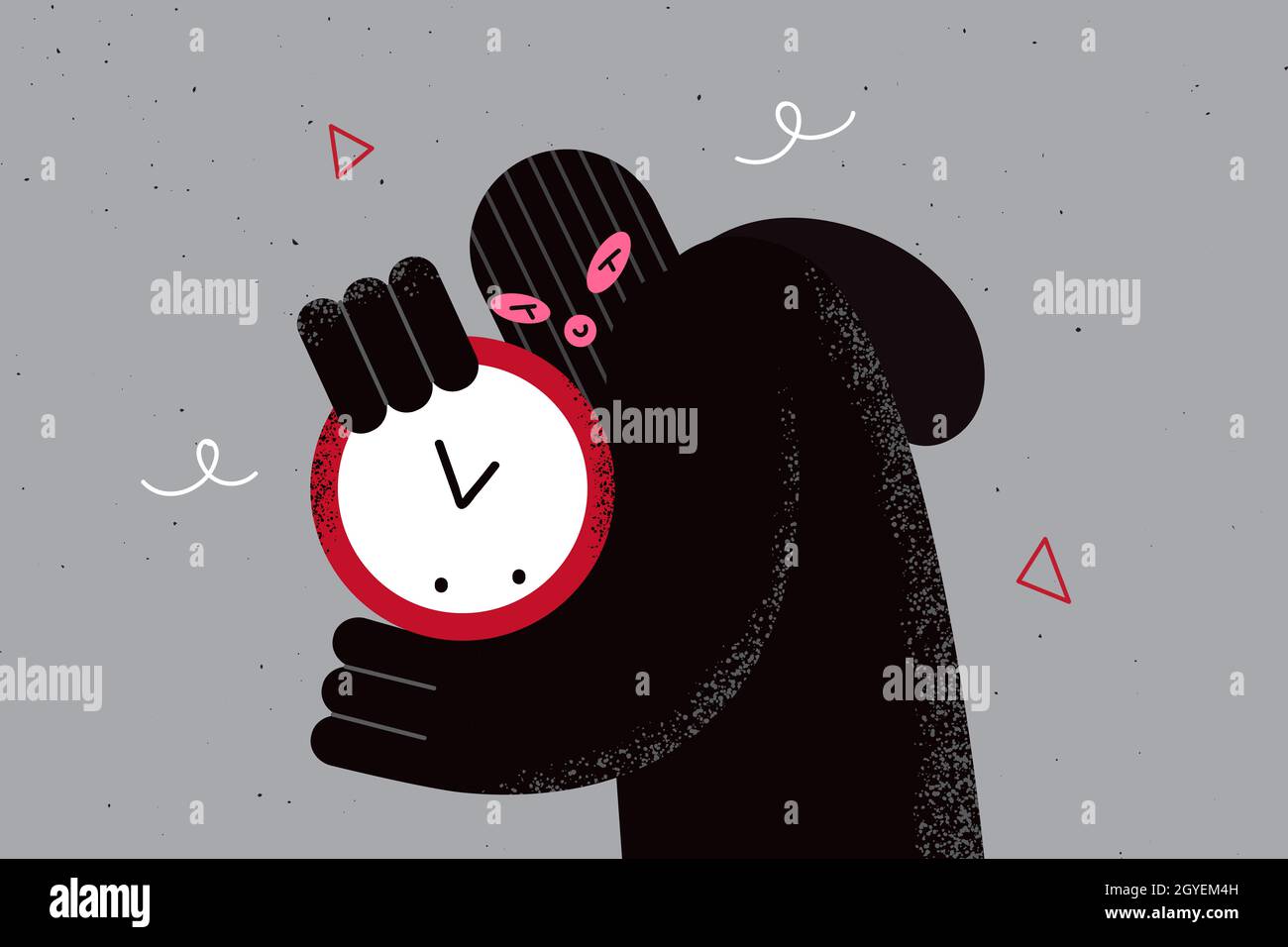 Robbery and criminal work concept. Portrait of sneaky robber cartoon ...