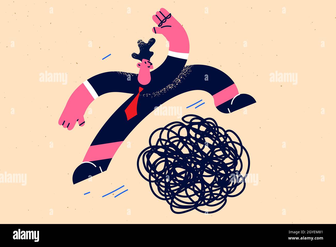 Successful overcoming vector concept hi-res stock photography and ...